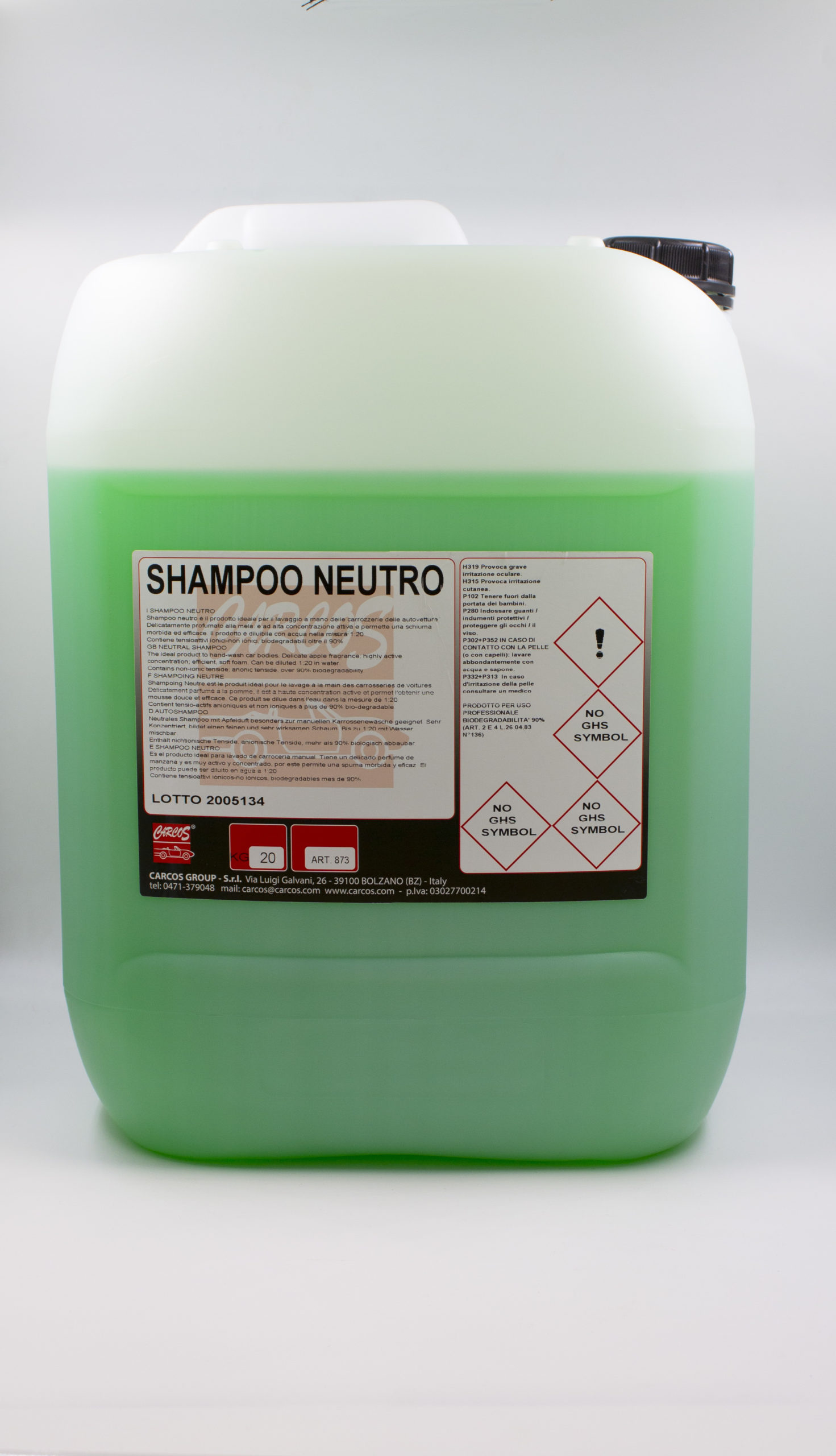 SHAMPOO NEUTRO 20lt. - CARCOS